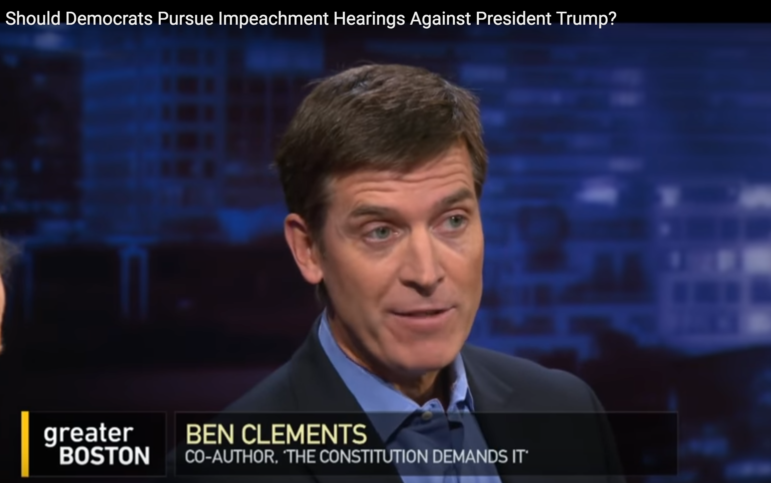 Watch Now: Board Chair Ben Clements on WGBH to Discuss an Impeachment ...