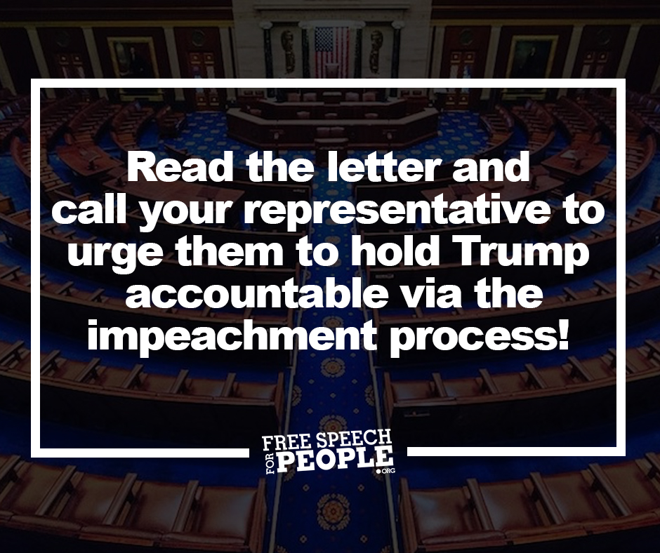 Impeachment Coalition Issues Letter to House Judiciary Committee - Free ...